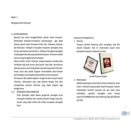 Modul 1 kkpi kelas x | DOCX