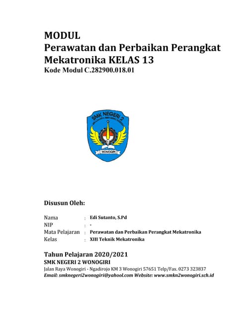 Modul Praktikum Pada Mesin CNC TU 3A 2020 | PDF