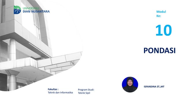 Perencanaan pondasi telapak persegi beton bertulang | PDF