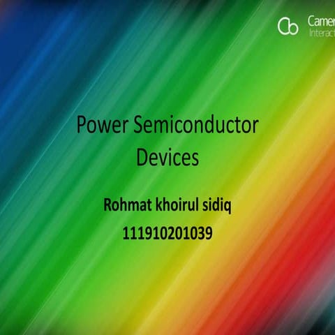 Power Semiconductor Devices | PPT