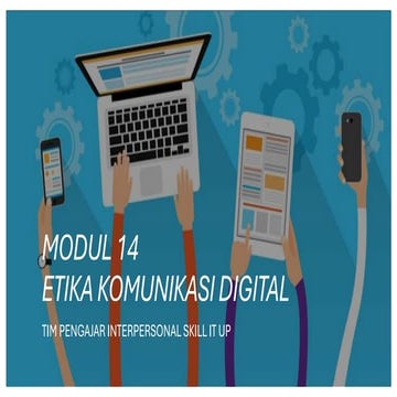 Modul 14 Mengembangkan Etika dalam komunikasi Digital | PDF