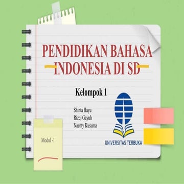 PPT MODUL BAHASA INDONESIA KELOMPOK 1.pptx