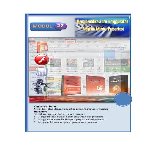 Modul 27 mengidentifikasi dan menggunakan program animasi presentasi 2 ...