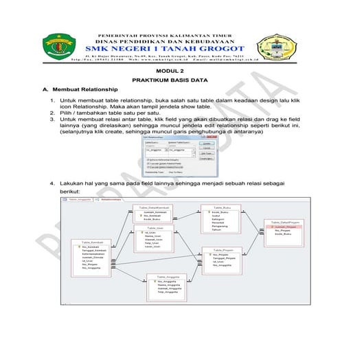 Menyimpan dan menampilkan gambar pada acces | DOCX