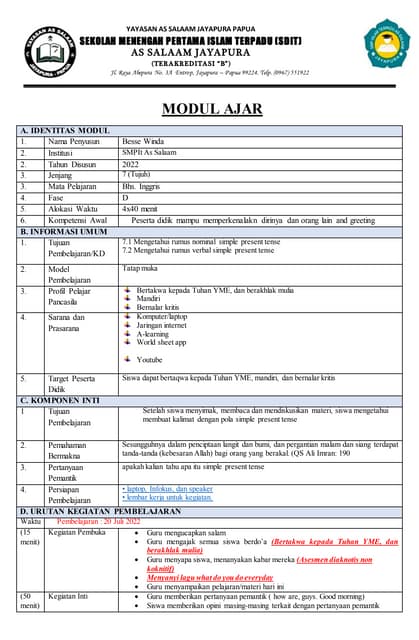 Laporan aktiviti mingguan ppim | PDF