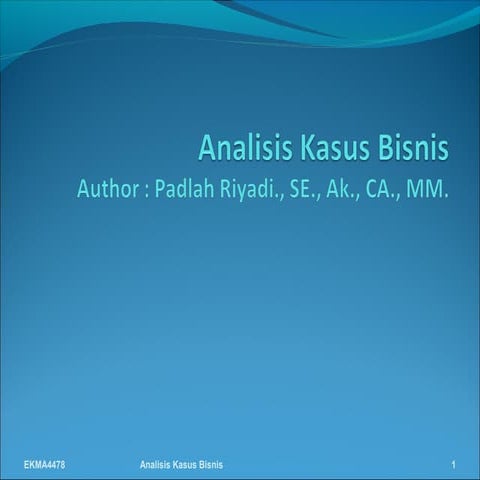 Modul 2 ekma 4478 | PPT