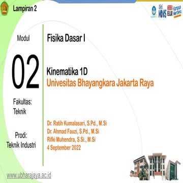 Modul 2 Fisika Dasar I UBJ semester.pptx