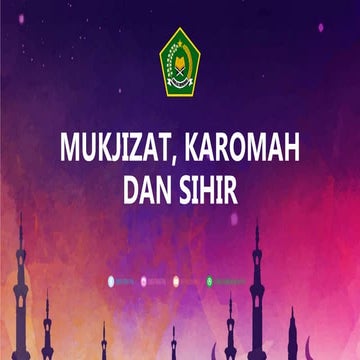 KB 2 Mukjizat, Karomah dan Sihir | PPTX
