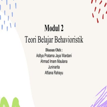 Modul 2 Teori Belajar Behavioristik (KB 1 -3).pdf