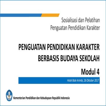 Modul 4 ppk-berbasis-budaya-sekolah | PPTX