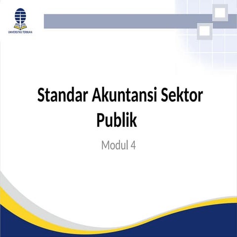 modul 4 5_Standar Akuntansi Sektor Publik Perencanaan Publik.ppt