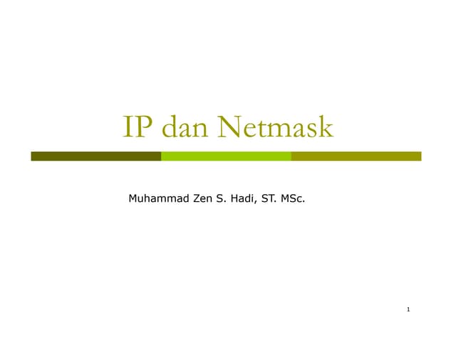 Modul 4 Ip Dan Netmask Pdf