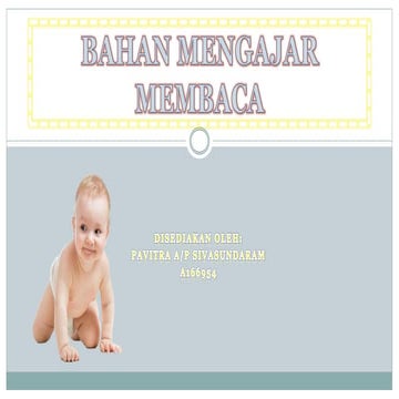 MODUL 5 : BAHAN MENGAJAR MEMBACA | PPT