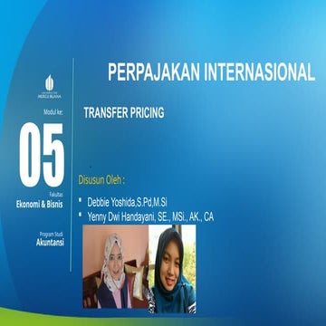 MODUL 5 - PAJAK INTERNASIONAL TRANSFER PRICING | PPTX