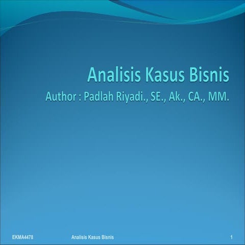 Modul 5 ekma 4478 | PPT