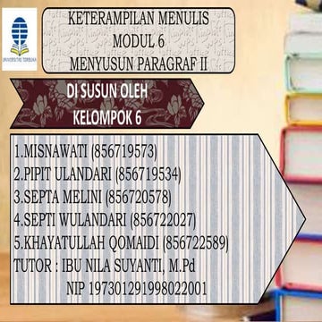 MODUL 6 KELOMPOK 6 KETERAMPILAN MENULIS.pptx