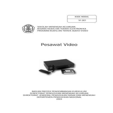 Modul 6 pesawat video | PDF