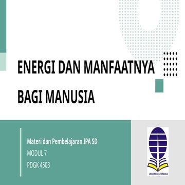 MODUL 7 ppt IPA pgsd ut pembelajaran dan materi IPA.pptx