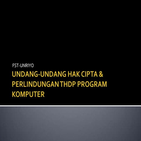 Pelanggaran hak cipta | PPT