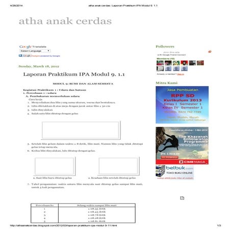 Modul9 percobaan udara | PDF