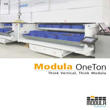 Modula 1-ton-Vertical Lift Machines | PDF