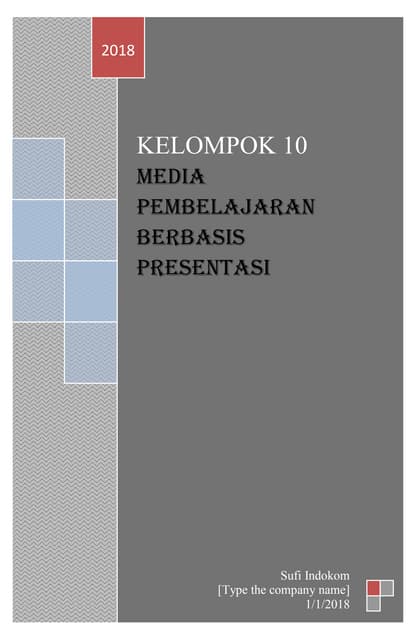 Makalah media pembelajaran | PPT