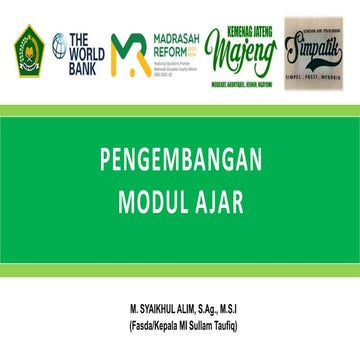 Pengembangan Modul Ajar dalam Implementasi Kurikulum Merdeka.pptx