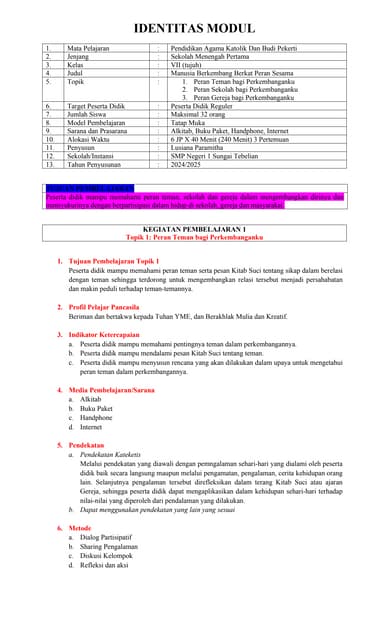 671114356-Modul-Ajar-2.pdf pendidikan agama kristen | PDF