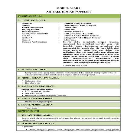 Artikel-Ilmiah-Populer-untuk-Siswa-Kelas-8.pptx