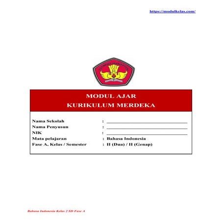 ATP B SUNDA KLS 2.docxkelas 2 kurikulum merdeka | DOCX