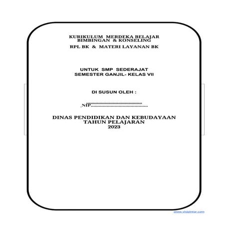 Modul Ajar BIMBINGAN KONSELING SMP KELAS 7 KURMER.docx
