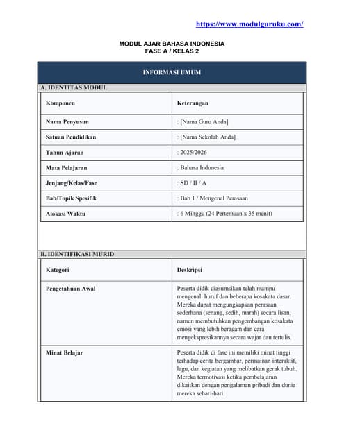 Modul Ajar IPS Kelas 8 Deep Learning | PDF