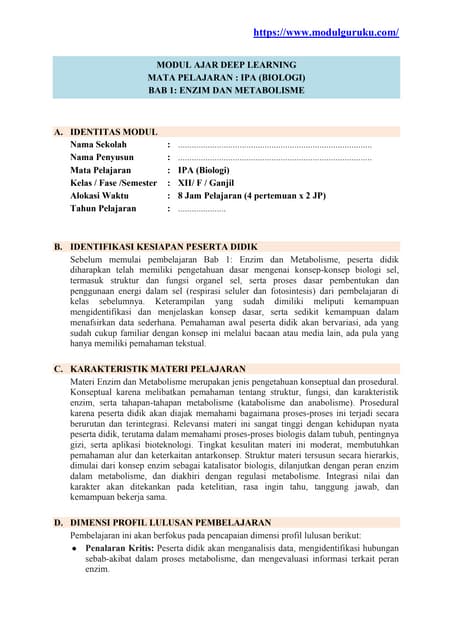 MODUL pembelajaran materi VIRUS kelas x sma.DOCX