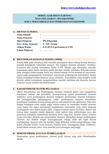 Modul Ajar IPA Kelas 9 Deep Learning Terbaru | PDF