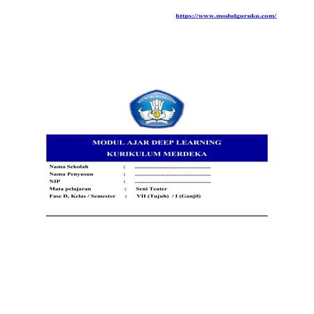 Modul Ajar Bahasa Arab Kelas 7 Fase D Kurikulum Merdeka | PDF