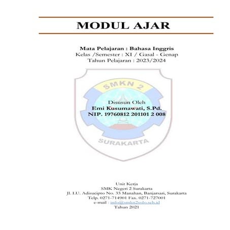 Modul Ajar Explanation Text XI F Bahasa Inggris | PDF