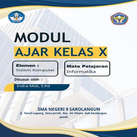 Modul Ajar Informatika - Modul Ajar Informatika Kelas X (Fase E) - (Sistem Komputer) - Fase E.docx