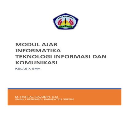 MODUL AJAR INFORMATIKA - TEKNOLOGI INFORMASI DAN KOMPUTER.pdf