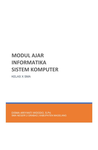 10-SISTEM KOMPUTER | PPT