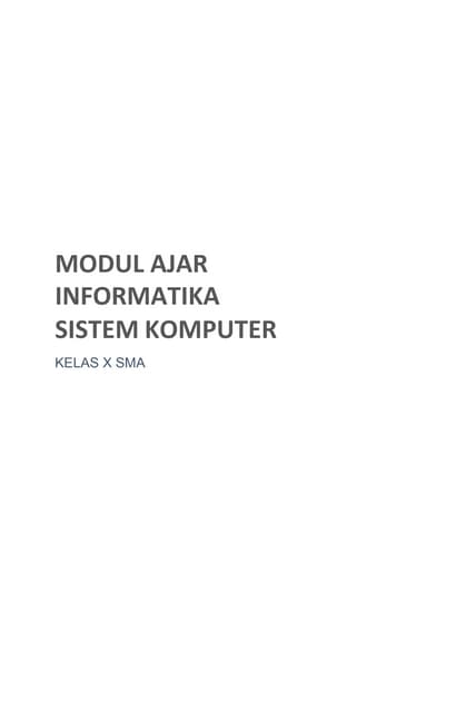 10-SISTEM KOMPUTER | PPT