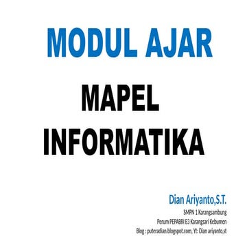 MODUL AJAR INFORMATIKA smp kelas vii.pptx