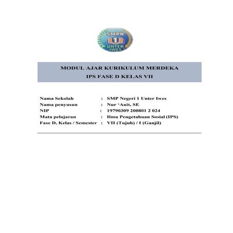 Modul Ajar IPS Kelas 7.docx