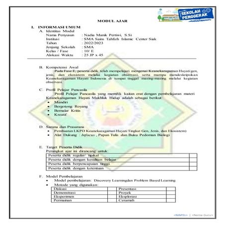 Lkpd 10 ekosistem | DOCX