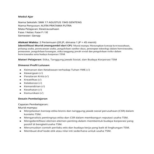 Modul Ajar KIK XI kewirausahaan 1 2025.docx