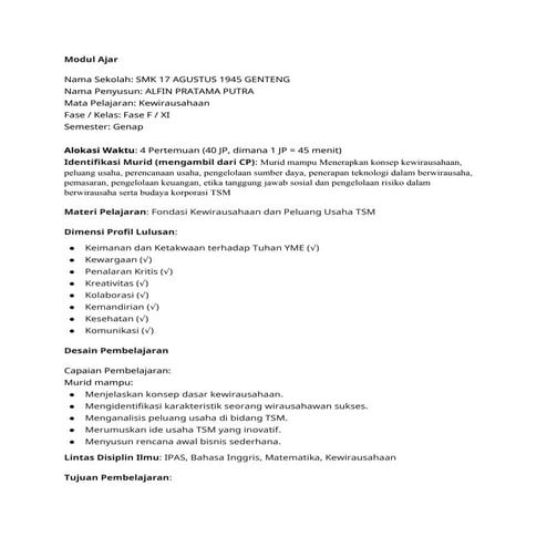 Modul Ajar KIK XI kewirausahaan 1 2025.docx