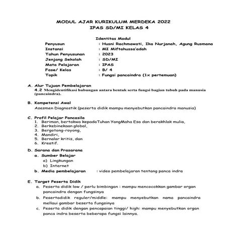Modul Ajar KURIKULUM MERDEKA Kelas 4.pdf