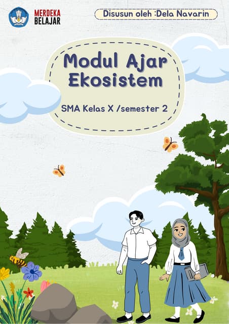 Modul Pembelajaran Ekosistem untuk kelas 10 sma semester 2 | PDF