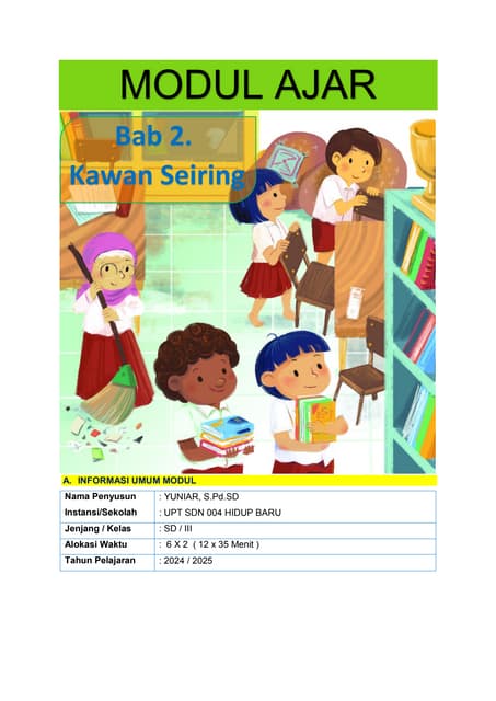 Modul Ajar Bahasa Indonesia Kelas 3 Cp 032 Pdf
