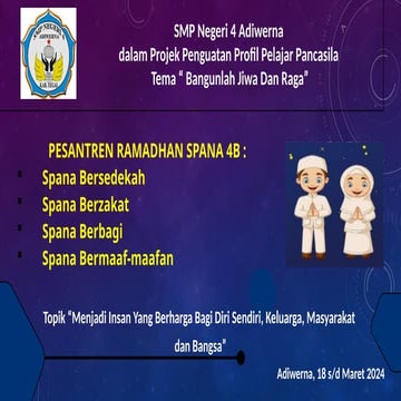 Modul Ajar P5 Bangunlah Jiwa dan Raga SMPN 4 Adiwerna 2024.pptx