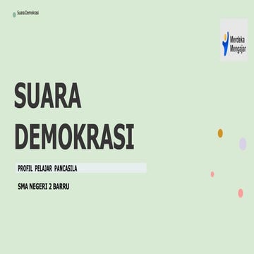 Modul ajar P5 Suara Demokrasi kumer. pdf | PDF